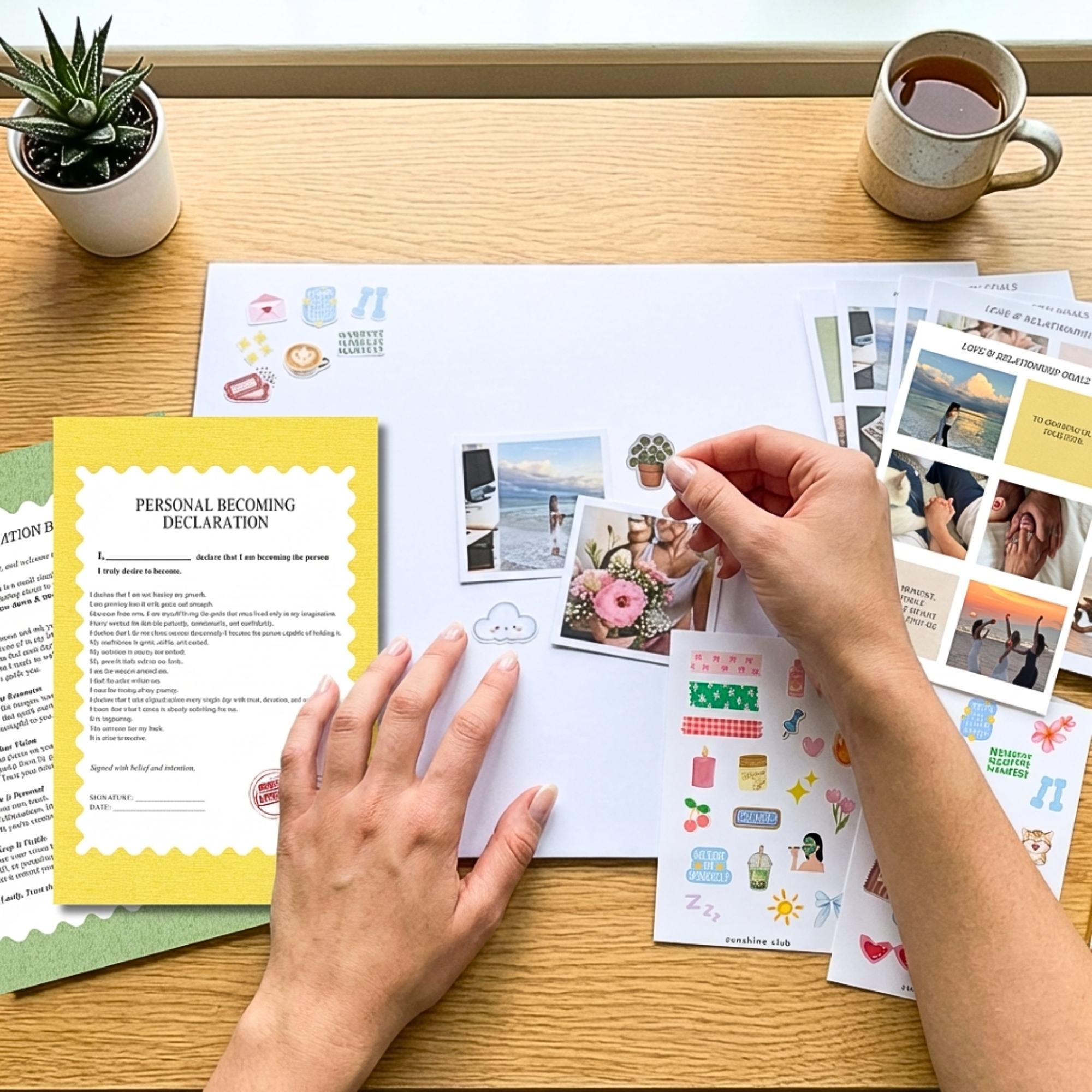 Vision Board examples to turn dreams into reality – Sunshine Club