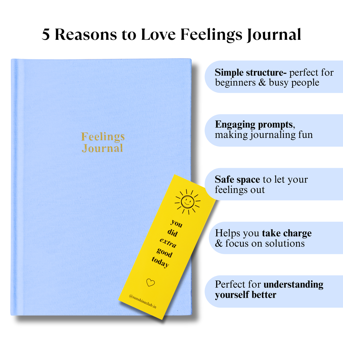 Feelings Journal: Self-Reflection Journal – Sunshine Club